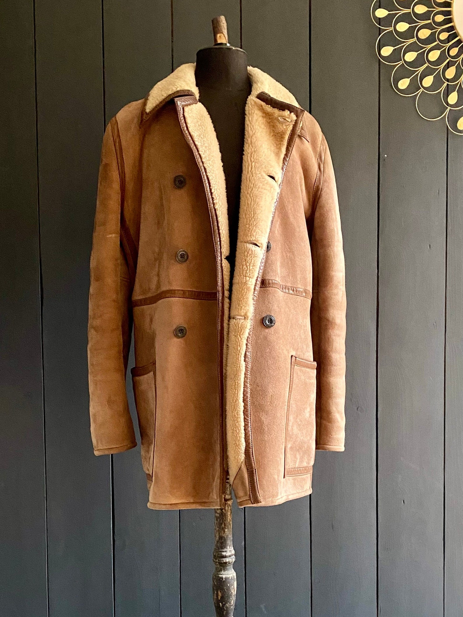 Superb Vintage 80s Sheepskin Coat for Men/unisex From the Mac Douglas ...