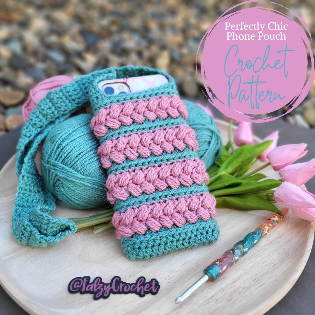 Perfectly Chic Phone Pouch Crochet Pattern (PDF Pattern) - Etsy