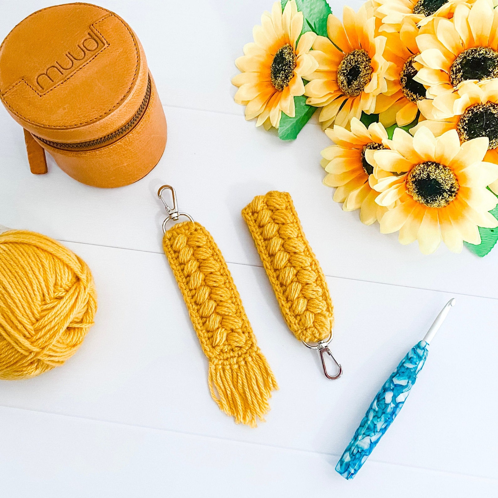 Sweet Bean Boho Keyring Fob 2 in 1 Crochet Pattern Keyring - Etsy