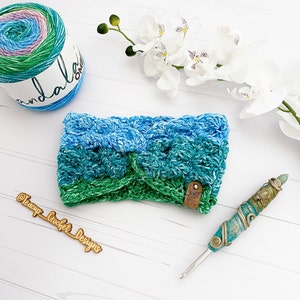 The Waves Twist Headband Crochet Pattern, Headband, Twist Headband ...