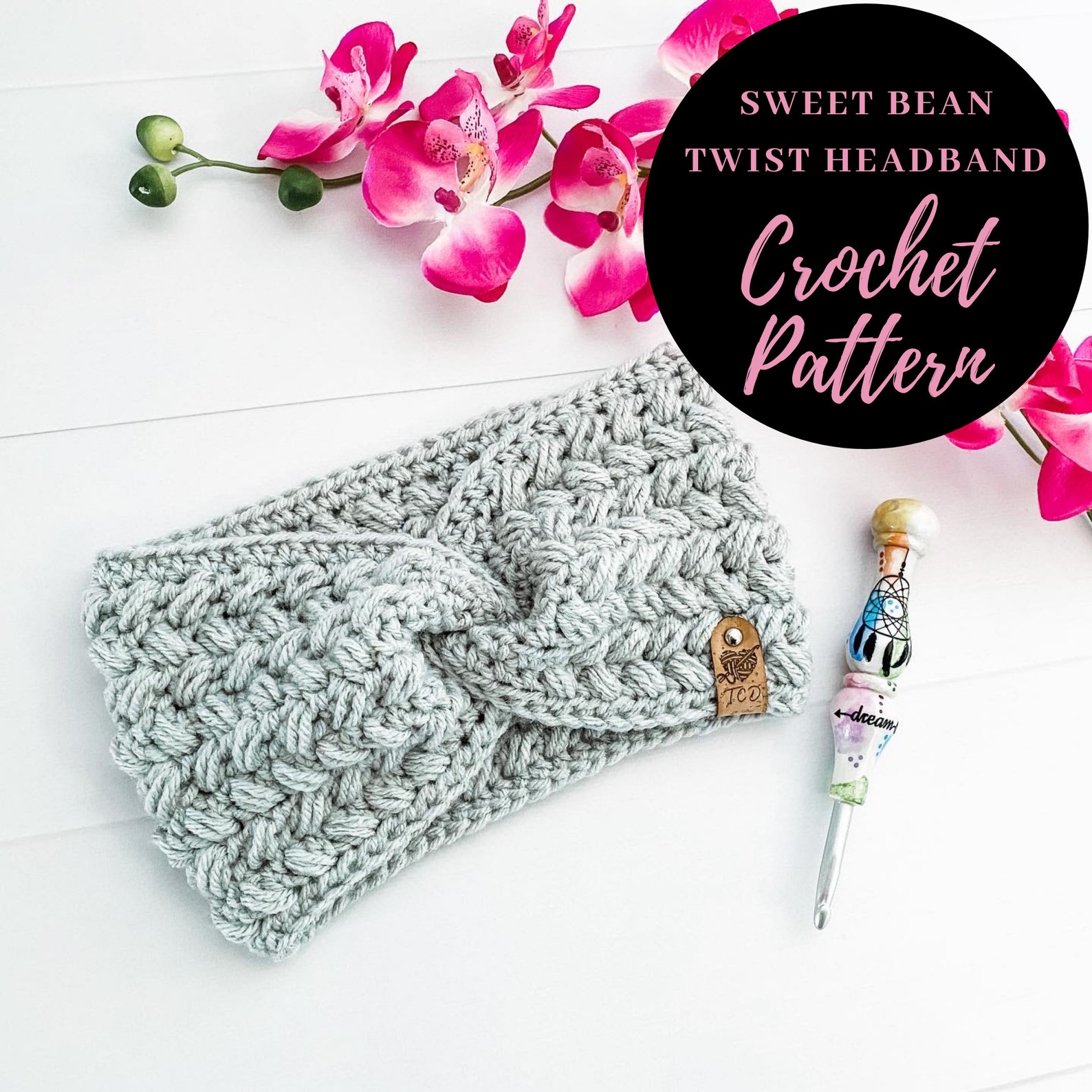 Sweet Bean Twist Headband Crochet Pattern - Etsy
