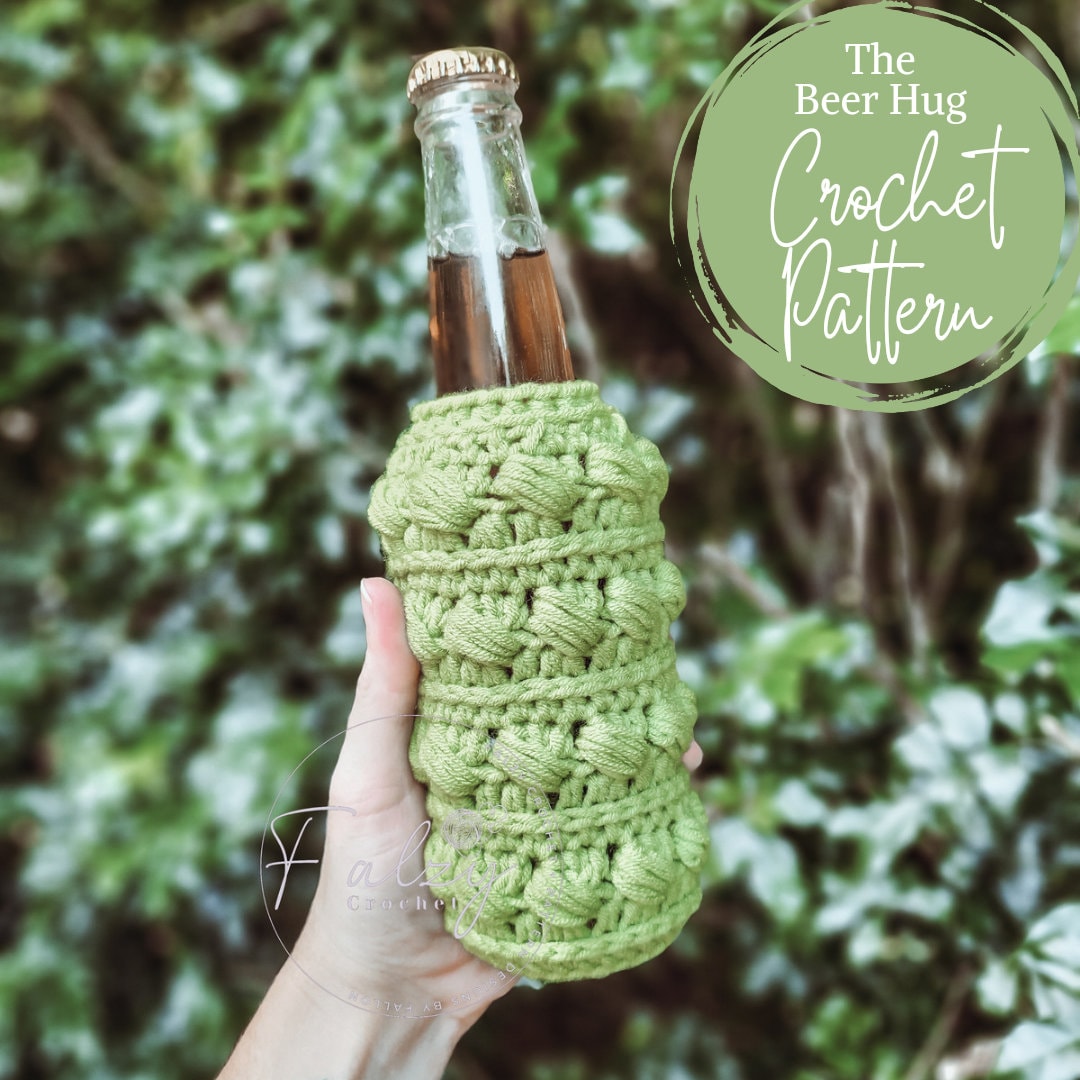 The "beer Hug" Pattern, Crochet Pattern, Cozy Pattern, Bottle Cozy, Can ...