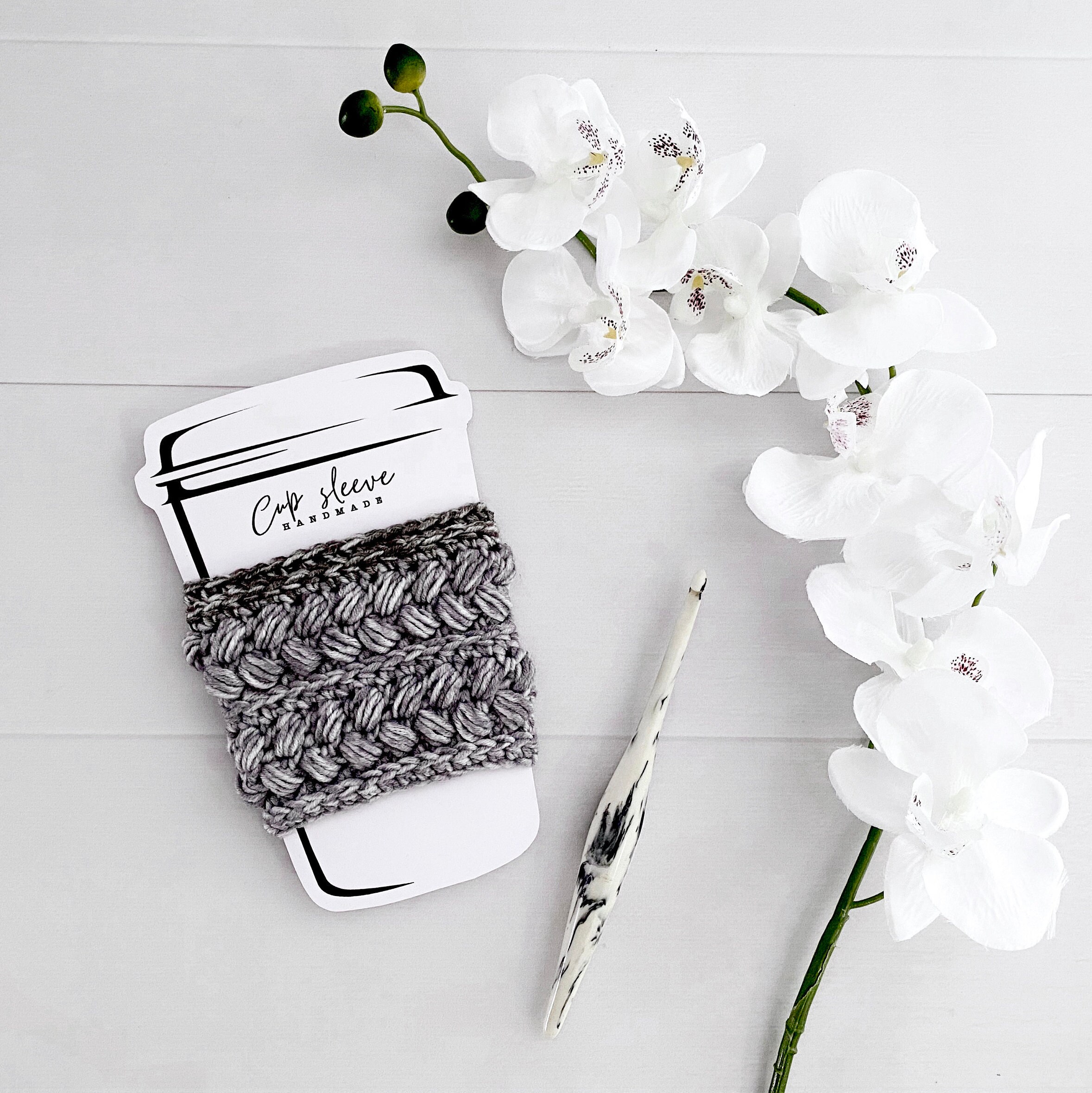 Perfectly Chic Cup Cozy Crochet Pattern - Etsy