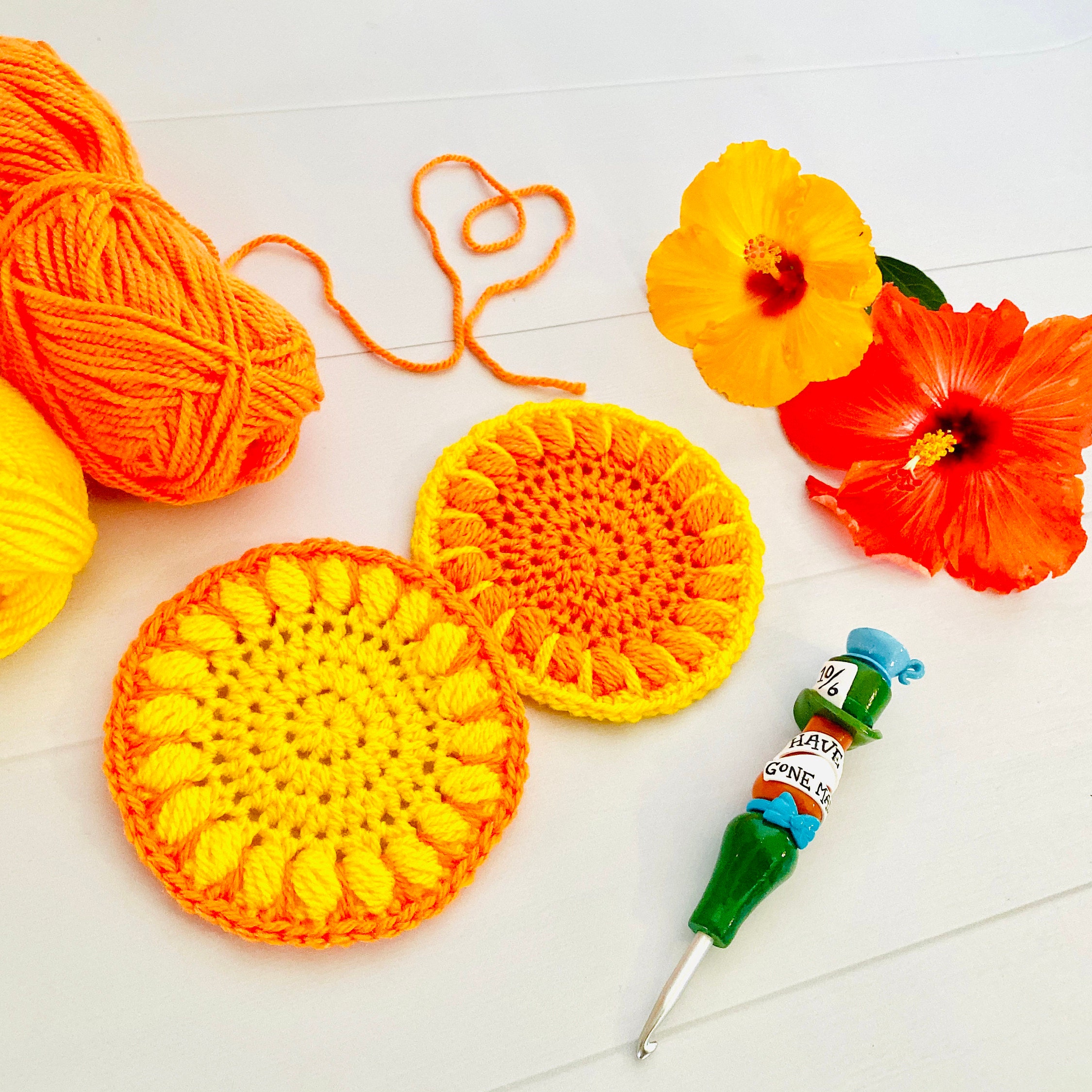 Ferris Wheel Coasters Crochet Pattern Coasters Crochet - Etsy