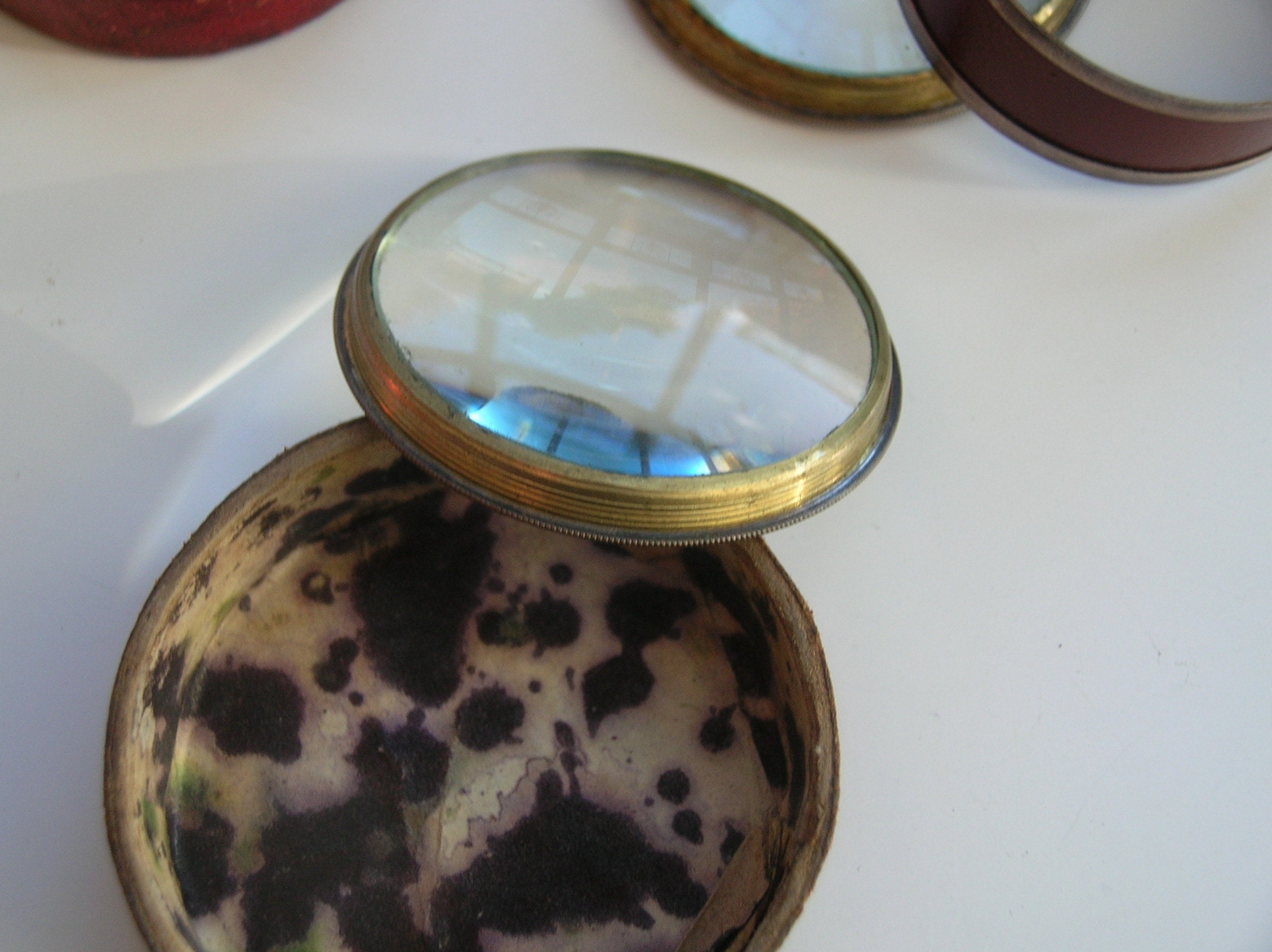 Antique Victorian 19th Century Double Magnifying Lens in Box Case - Etsy