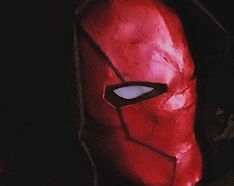 Red hood mask | Etsy