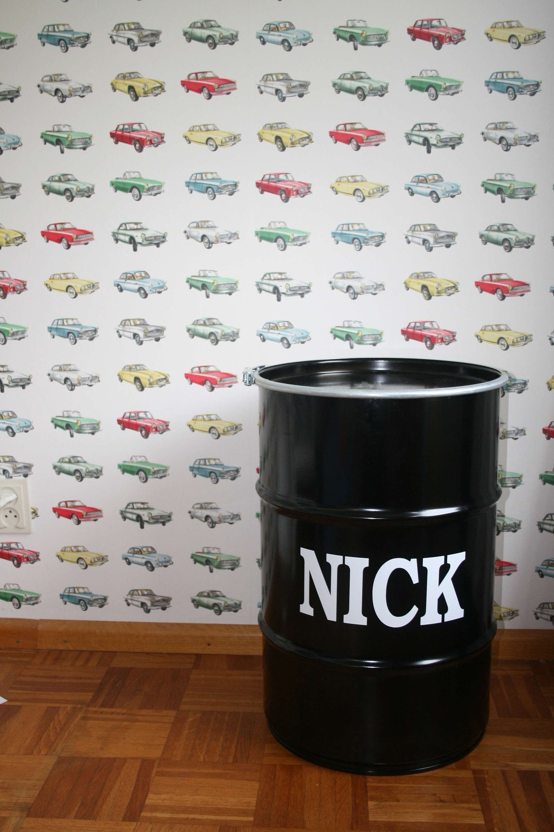 Personalized Toy Storage Metal Barrel - Etsy