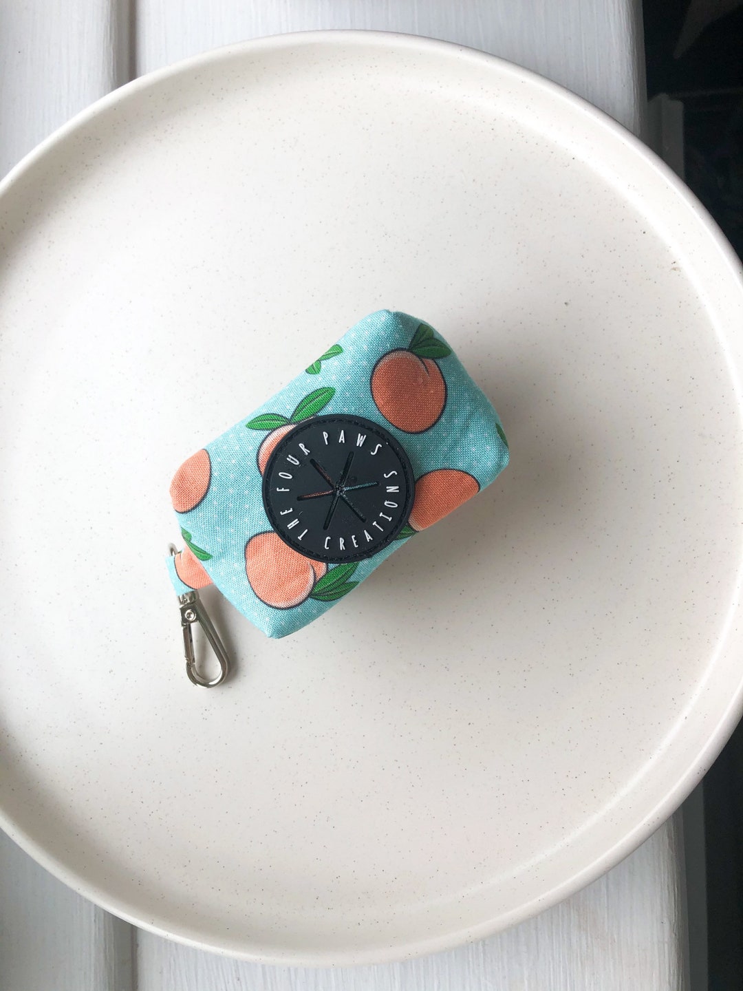 Sweet Peach Poo Bag Holder/ Dispenser. - Etsy UK