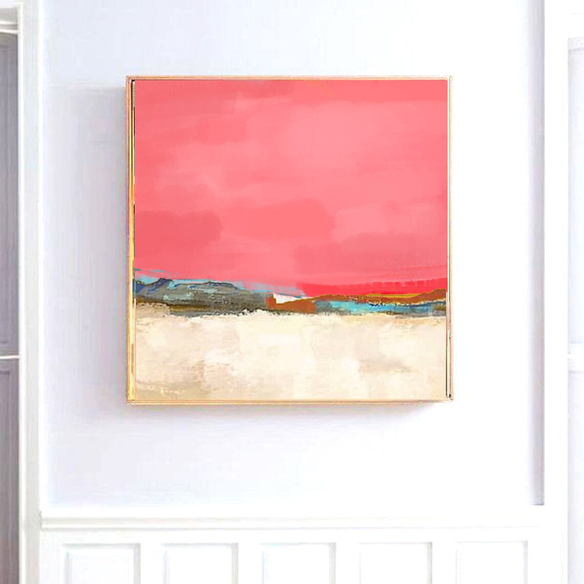 Two Abstract Paintings. Two Stretched Paintings Original Art - Etsy