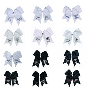 Custom Graduation Bow | Personalized Graduation Cap Bow | Graduation ...