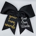 Custom Graduation Bow | Personalized Graduation Cap Bow | Graduation ...