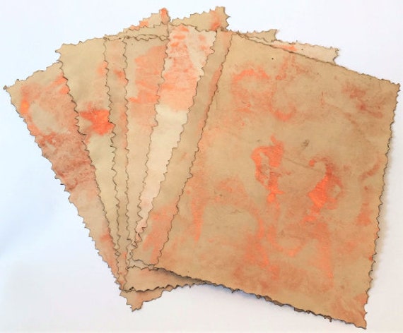 1 X A3 Hand Aged Antique Vintage Parchment Style Paper | Etsy