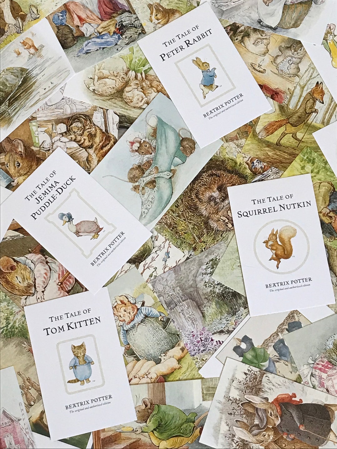 6 X Peter Rabbit Illustrated Postcards - Etsy