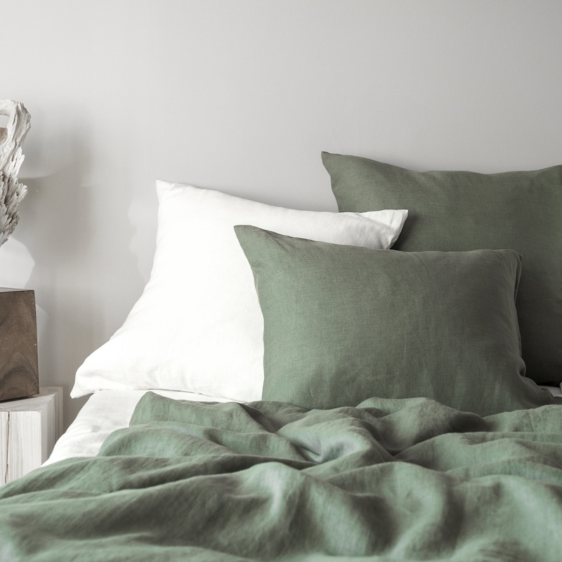Washed Linen Bedding - Etsy