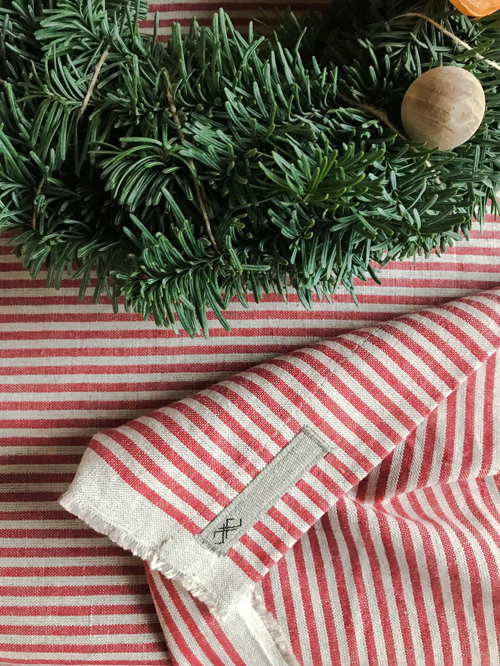 Striped Linen Tablecloth in Different Colors/striped Softened - Etsy