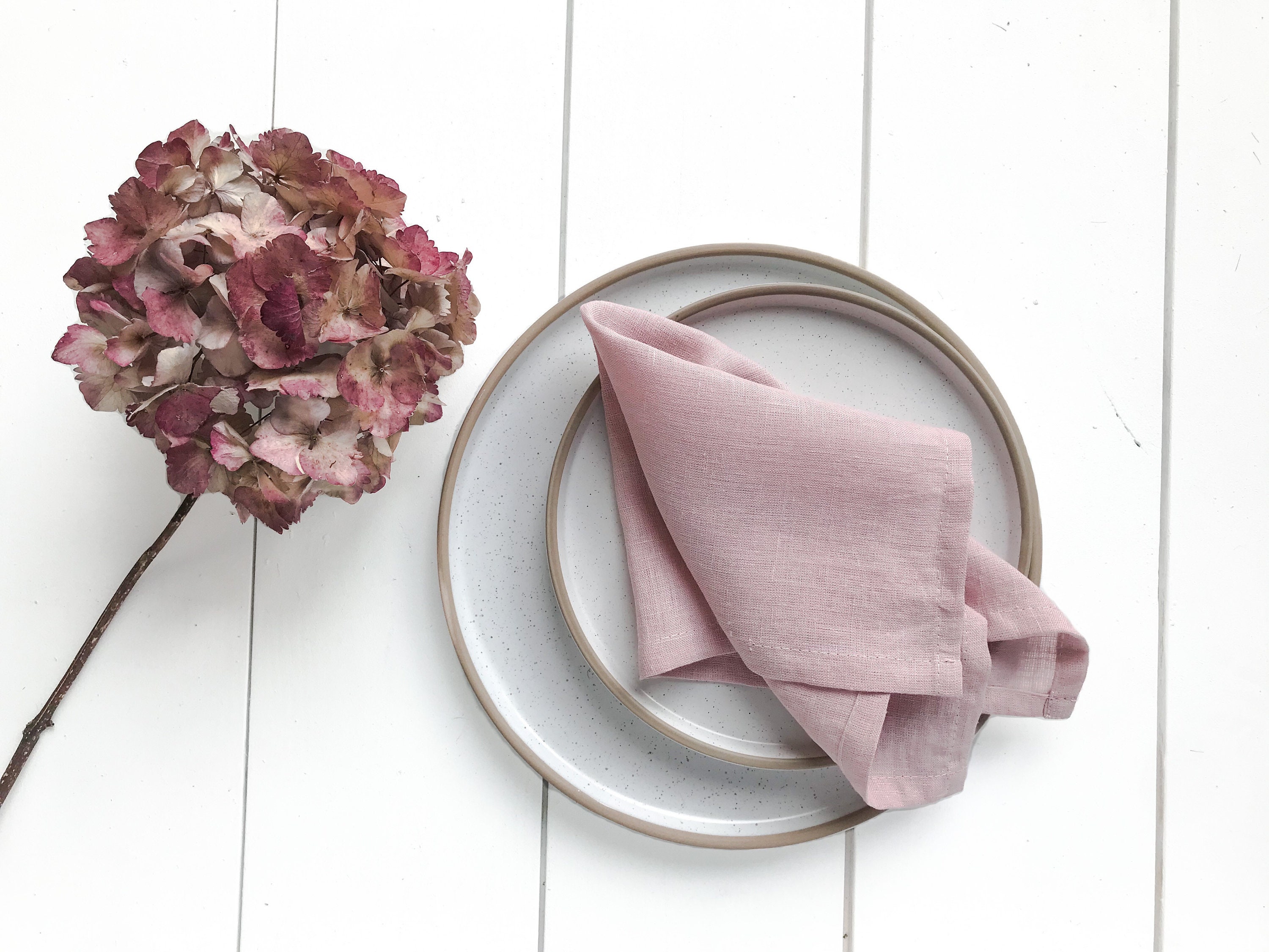 Washed Linen Napkin/soft Handmade Natural Linen - Etsy