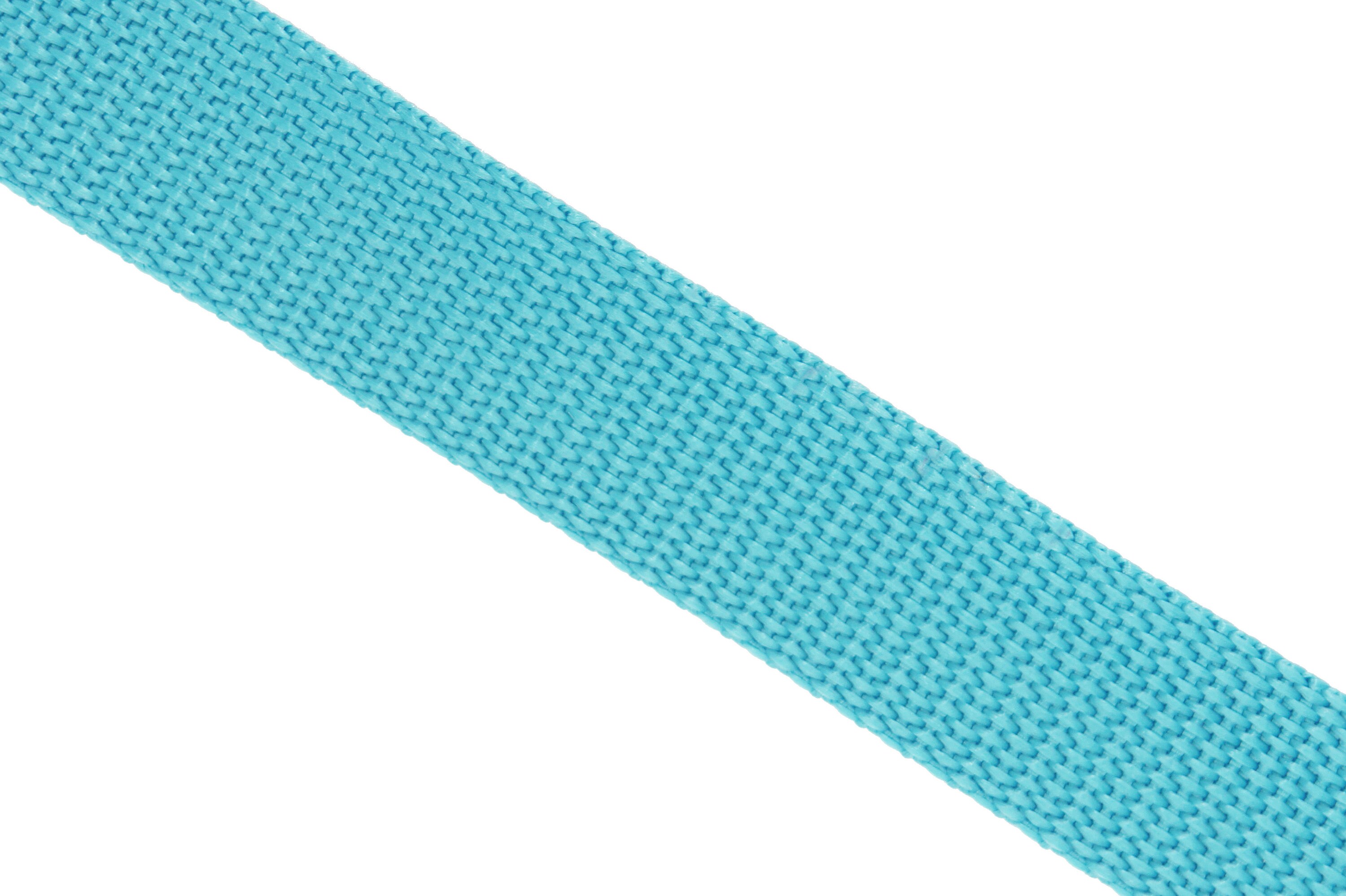 1 M Webbing Light Blue 25 Mm Material Thickness: 1.4 / 1.6 Mm by the ...