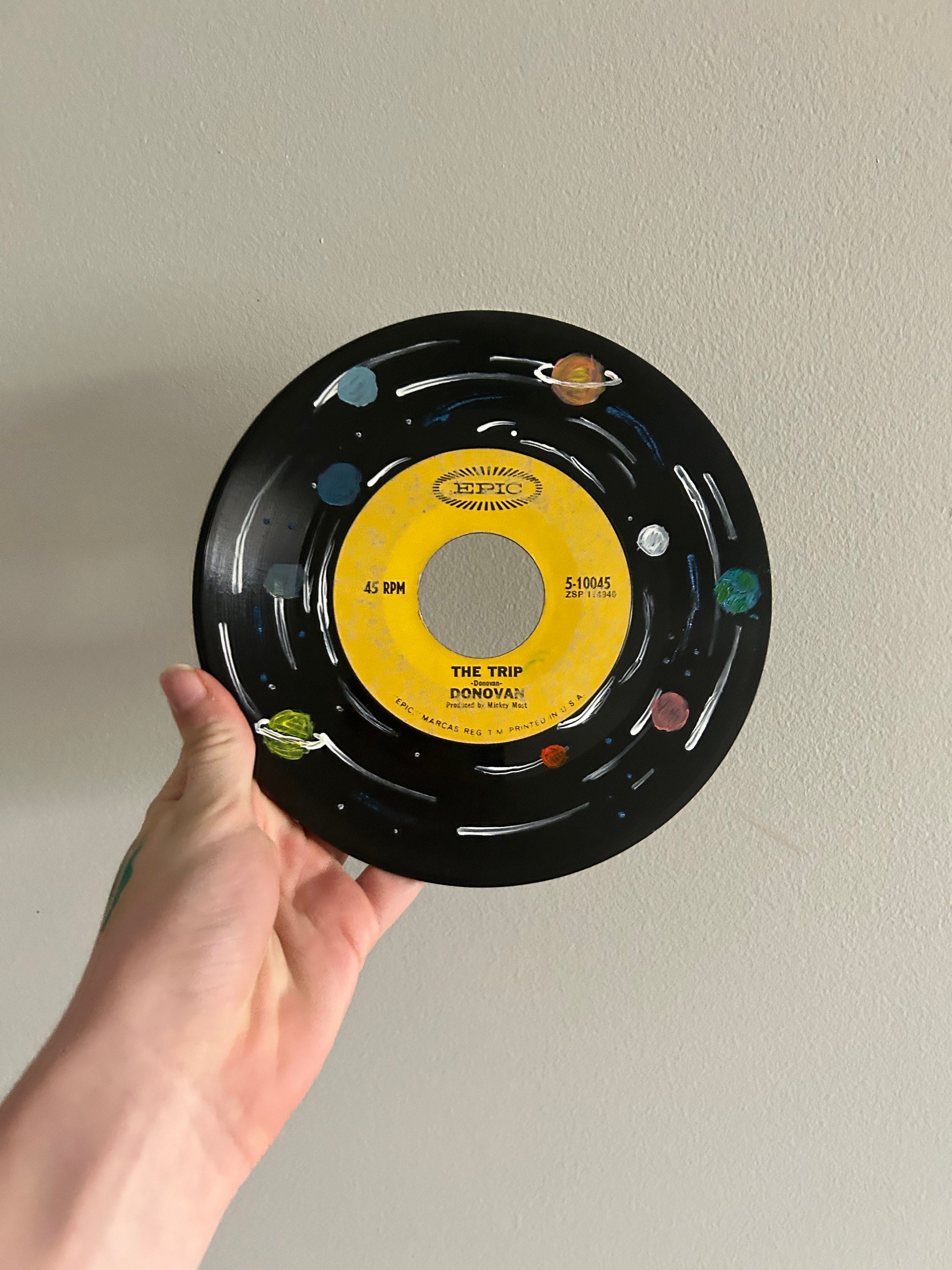 Custom Hand-painted Vinyl Record - Etsy