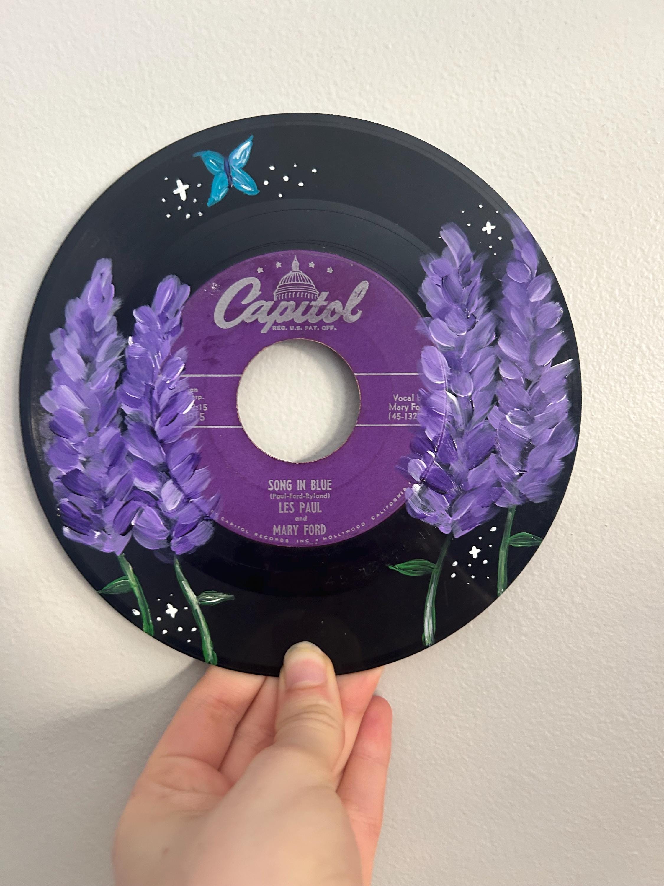 Lavender Personalized Hand-painted Records - Etsy