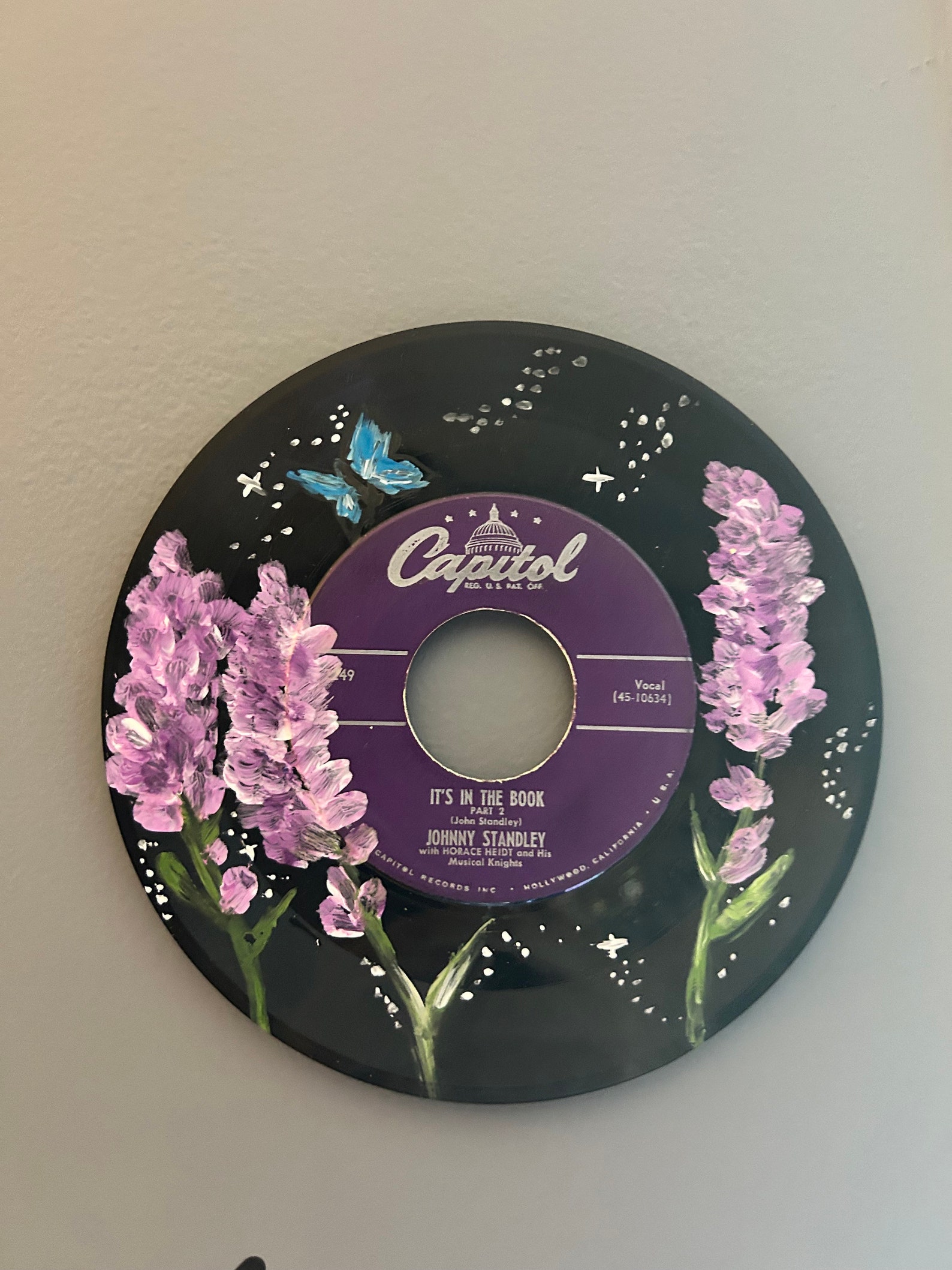 Lavender Personalized Hand-painted Records - Etsy