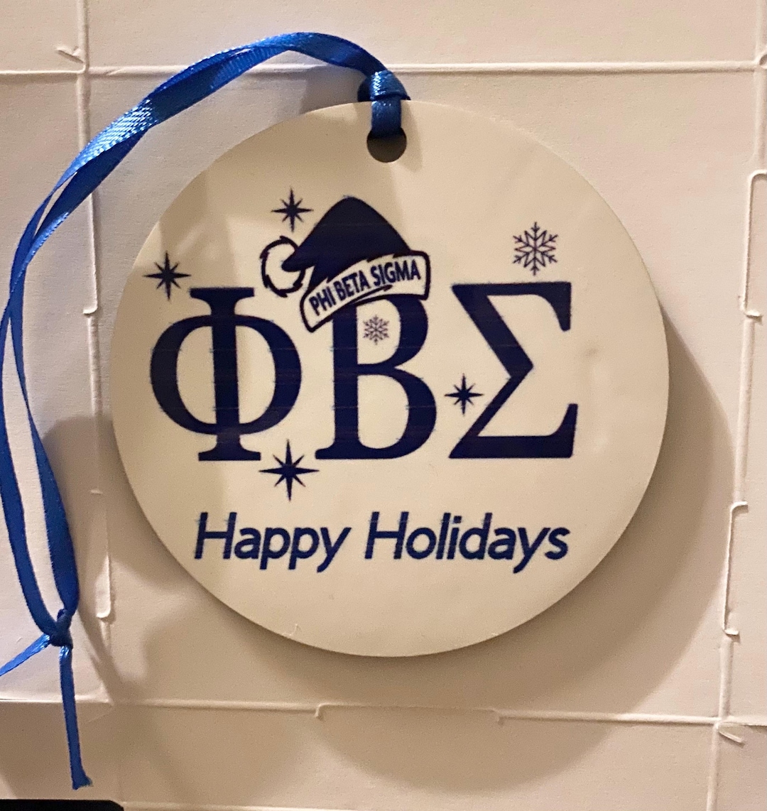Phi Beta Sigma Christmas Ornament - Etsy