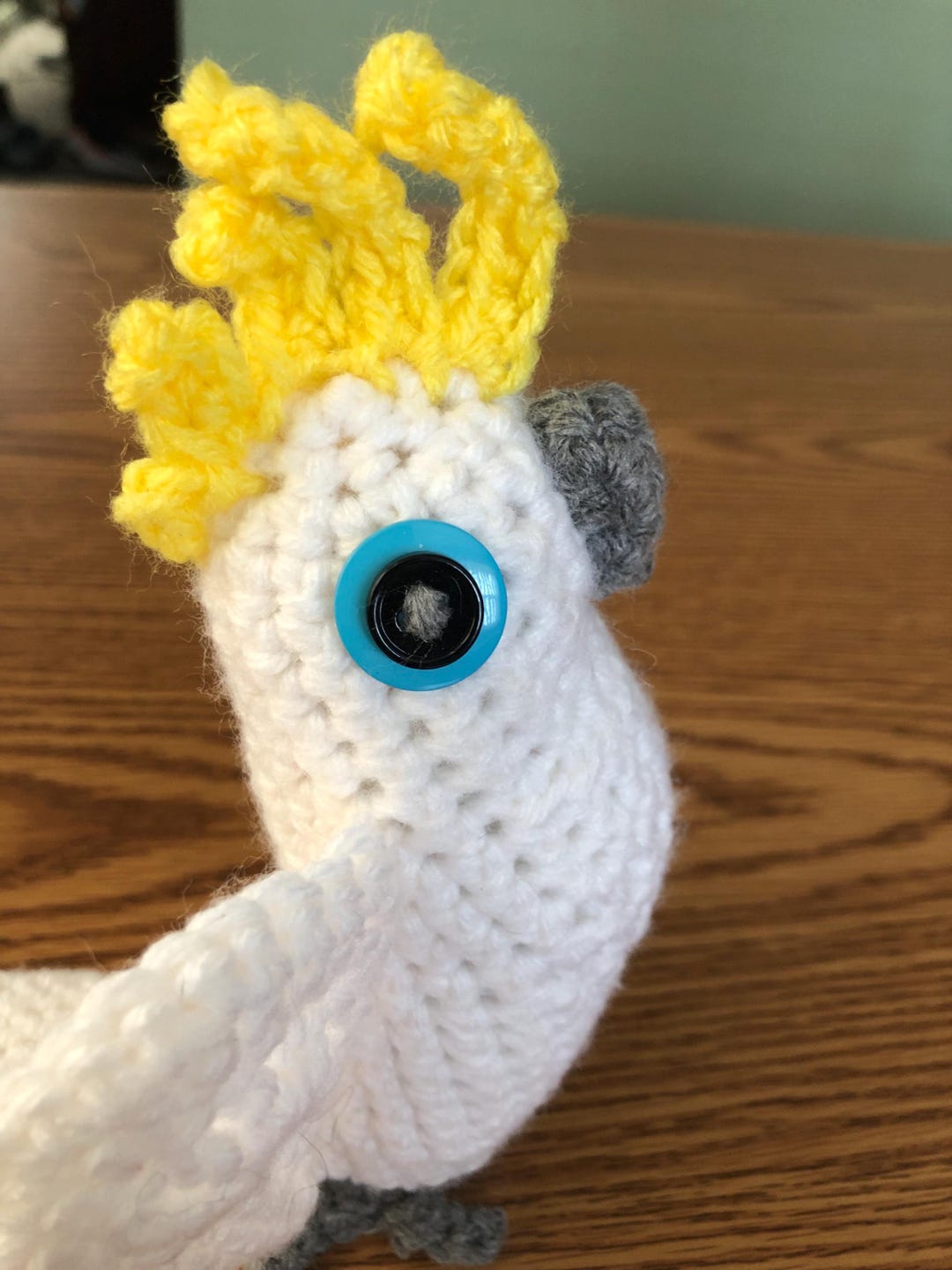 Cockatoo Parrot Amigurumi Stuffed Animal - Etsy