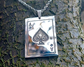 Jack of Spades Jewelry | Etsy UK