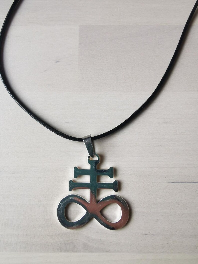 Handmade Stainless Steel Leviathan Cross Pendant Necklaces - Etsy
