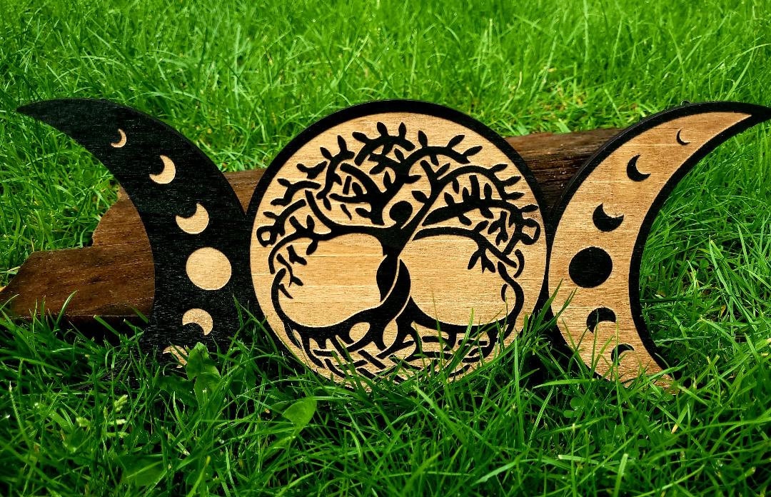 Handmade Wooden Wall Tree of Life Pagan Viking Symbol Yoga - Etsy