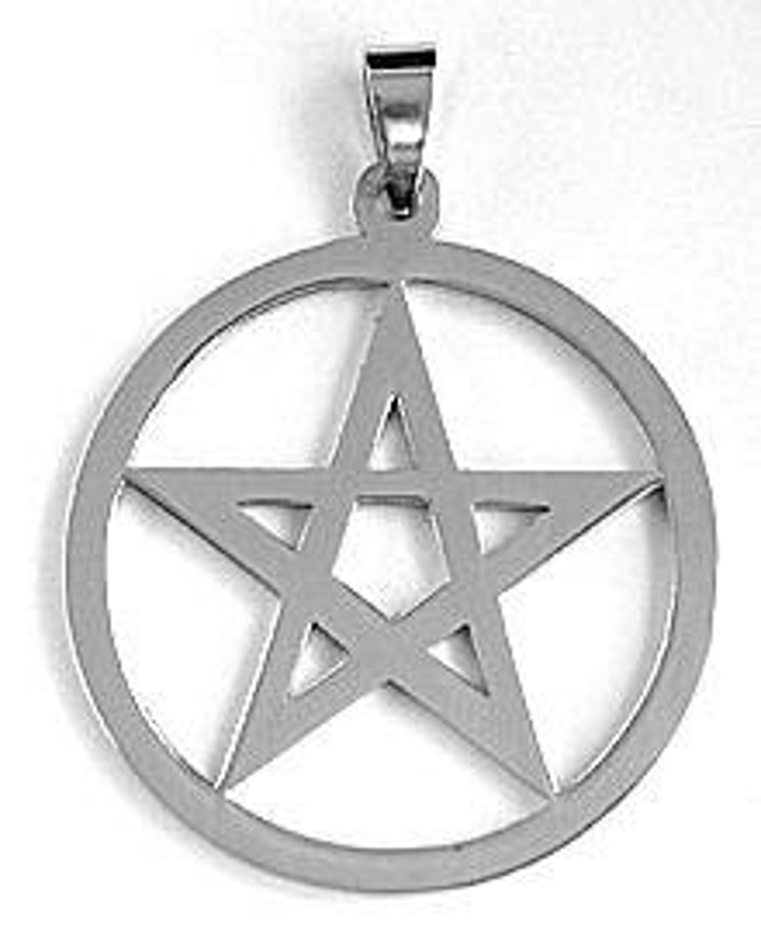 Handmade Stainless Steel Pentagram Pendant Necklace Medallion Gift ...
