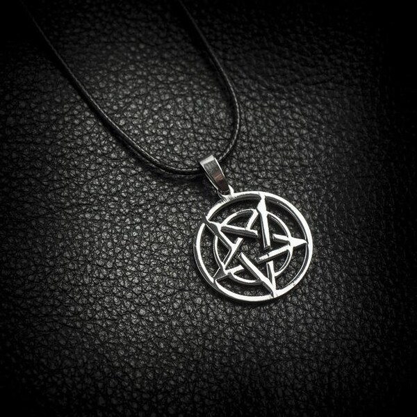Pentagram Pendant - Etsy