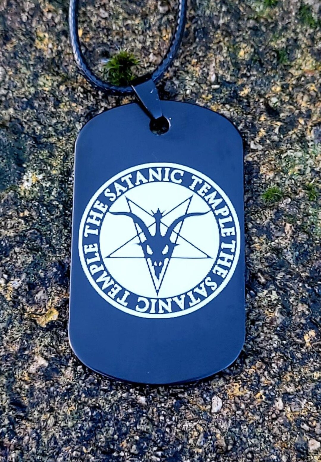 Handmade Steel Baphomet Pentagram Pendant: Satanic Necklace - Etsy
