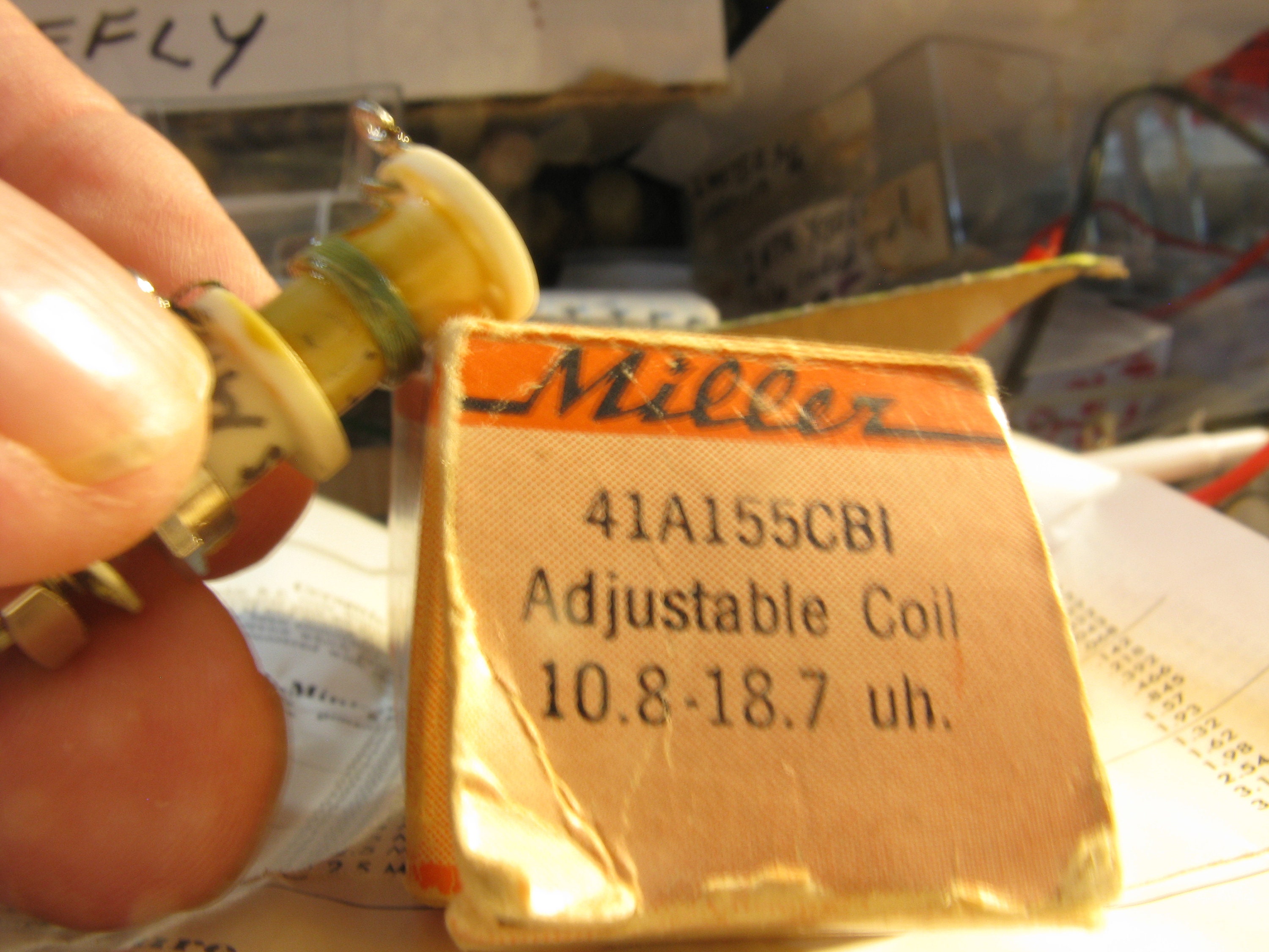 Vintage Miller Slug Tuned Coil W/orig Box Red Slug 41A155CB1 W/data ...