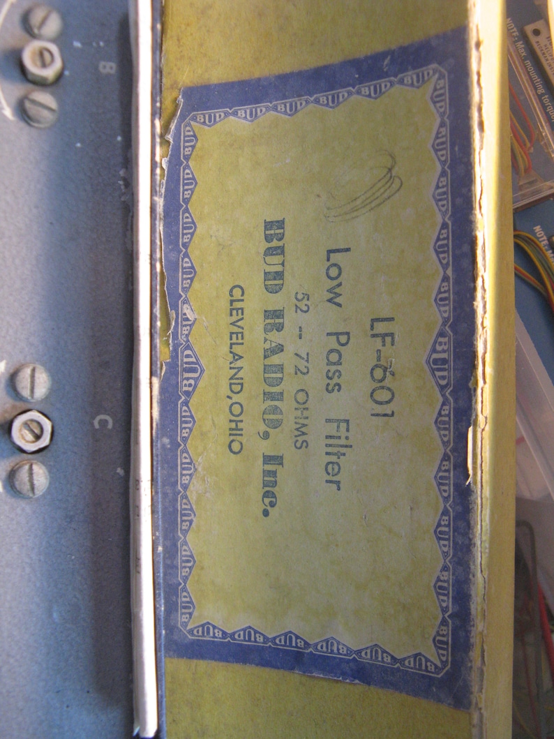 Bud Low Pass Filter 1KW Rated - 5 Sections Tuneable - Original Box and ...