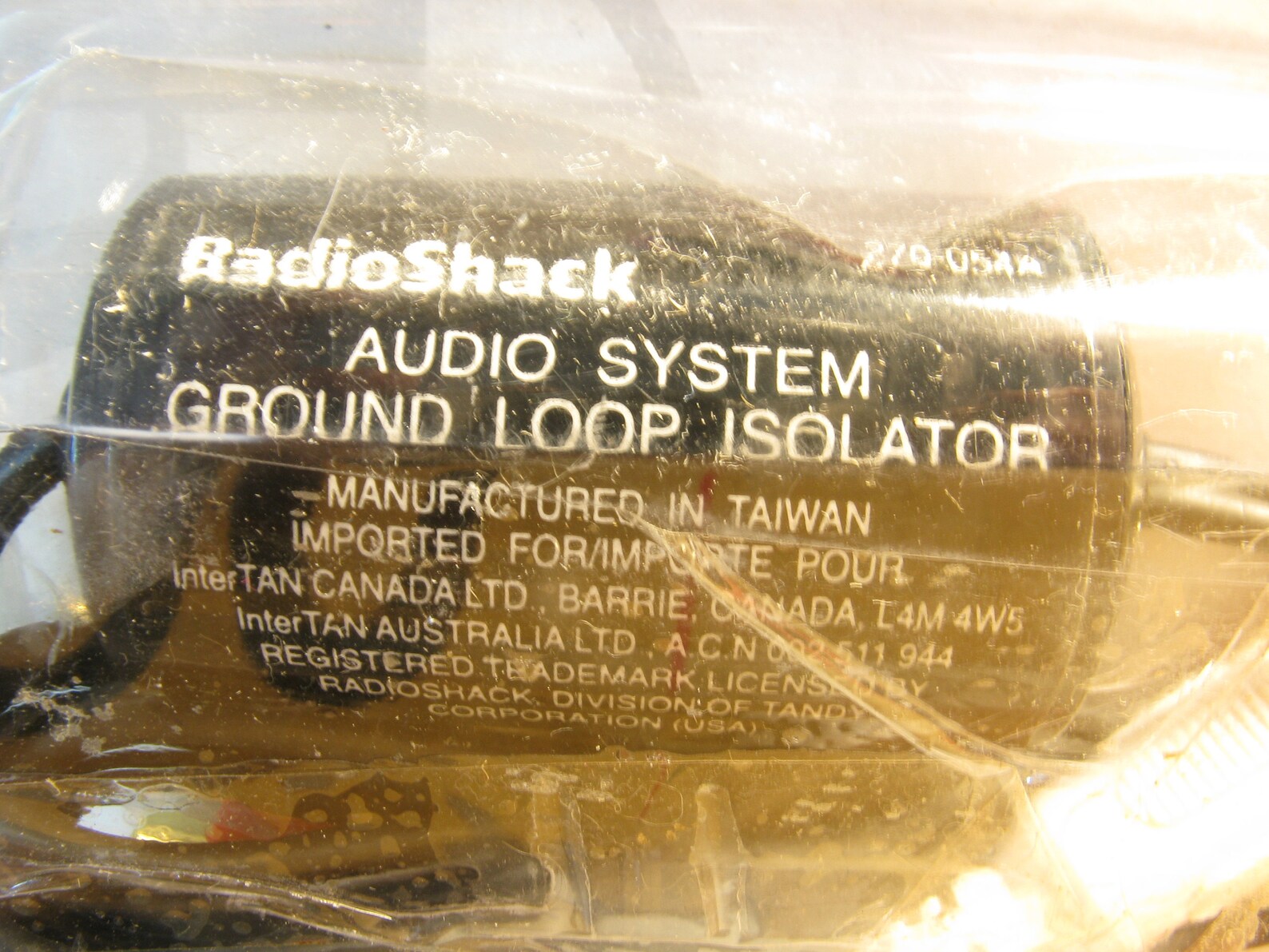 Audio System Ground Loop Isolator - Left Over Radio Shack Stock - All ...