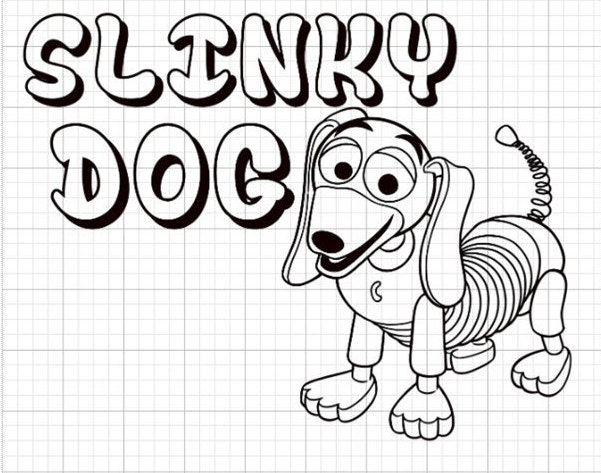 Toy Story Slinky Coloring Pages