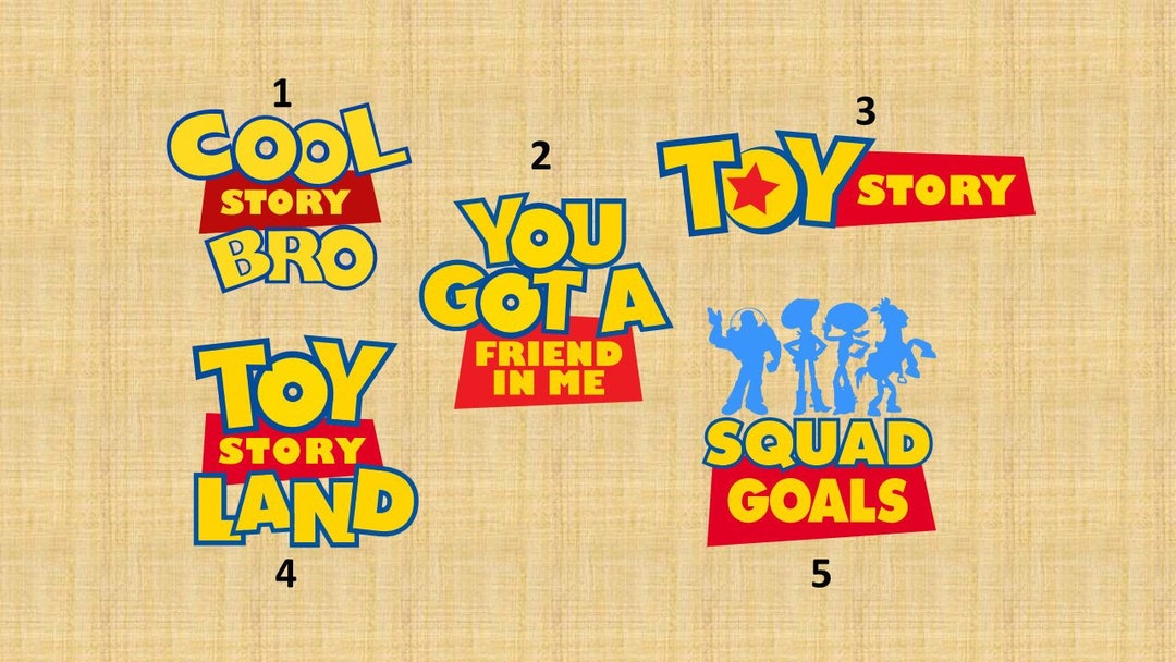 Toy Story Matching Family Disney Iron on Decal Vinyl for Shirt - Etsy