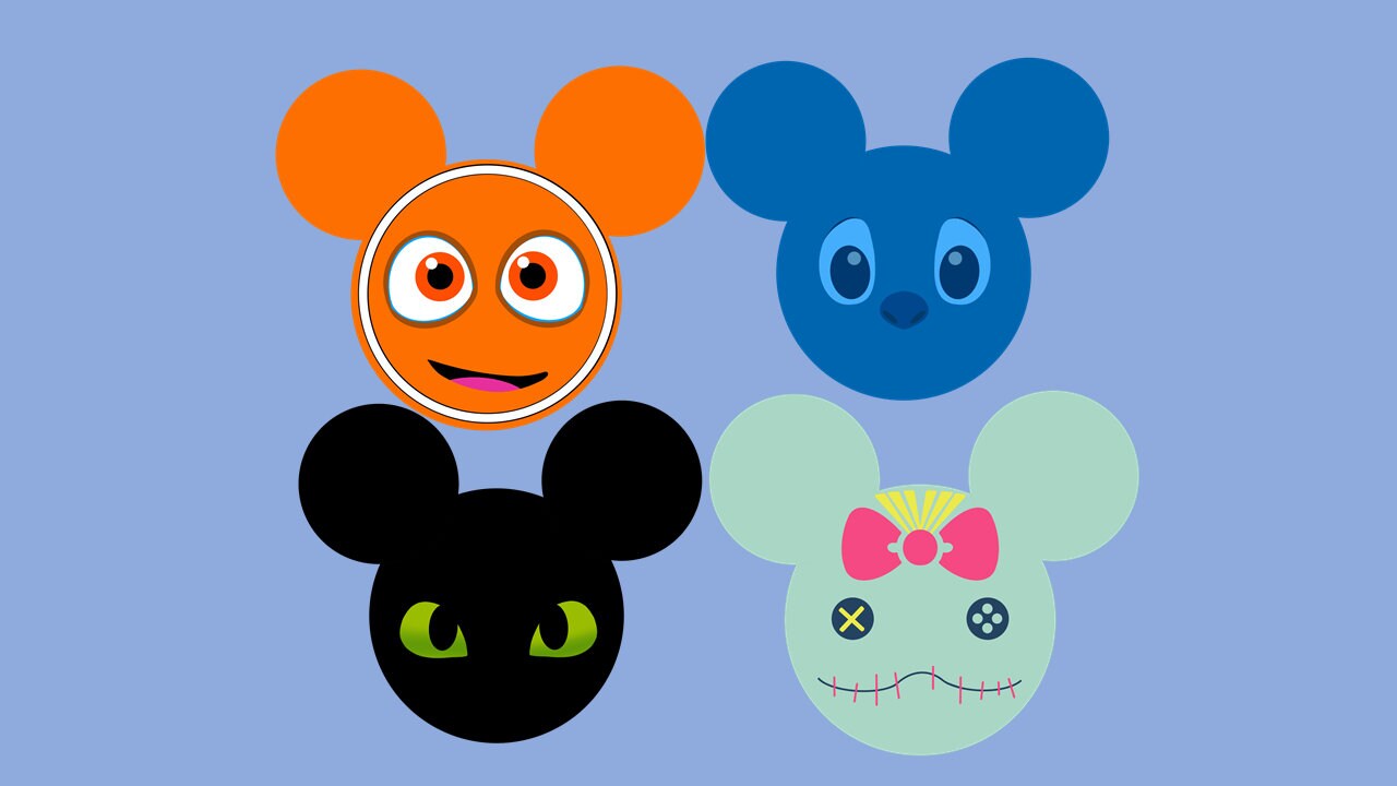 Pixar Mouse Heads - Etsy