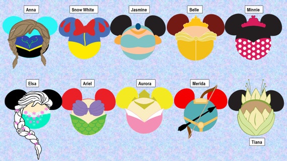 Disney Princess Heads