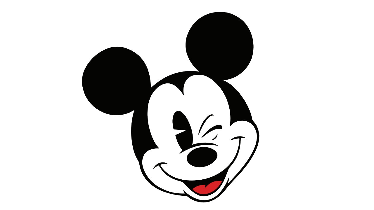 Mickey Mouse Face Wink