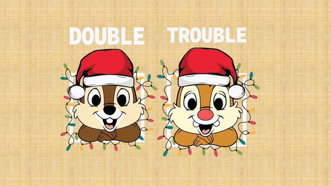 Chip and Dale Christmas, Double Trouble - Etsy