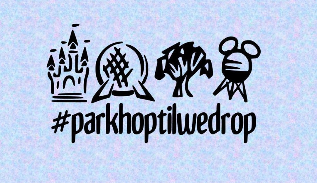 Personalized Park Hop Disney Matching Family Disney Iron on Decal Vinyl ...
