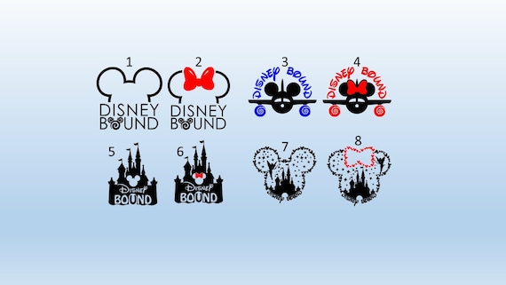 Disney World Disney Bound Iron on Decal for Shirt | Etsy