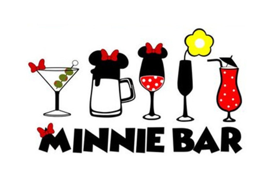 Personalized Disney Minnie Bar Family Disney Iron on Decal Vinyl for ...