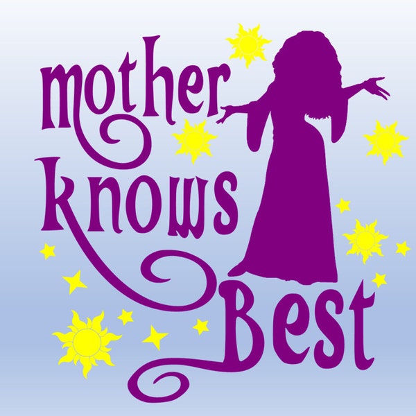 Mother Knows Best Decal - Etsy