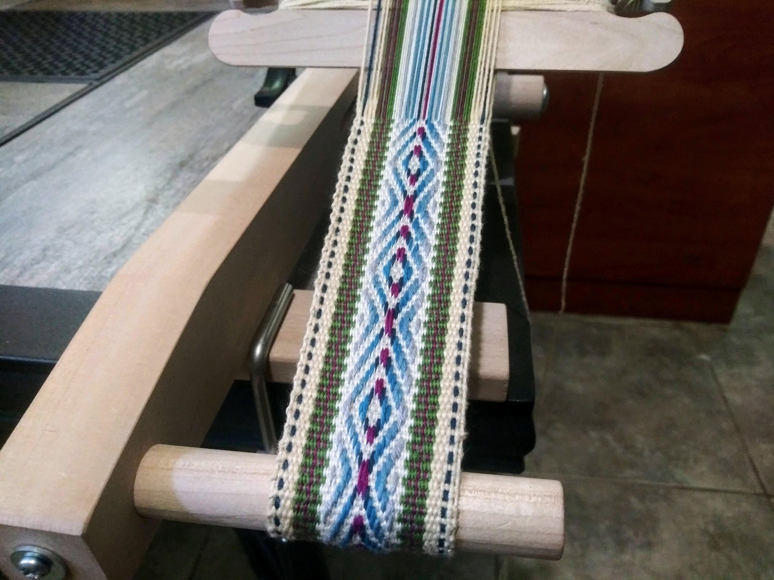 Diamondback - Inkle Loom Pickup Weaving Pattern - Etsy