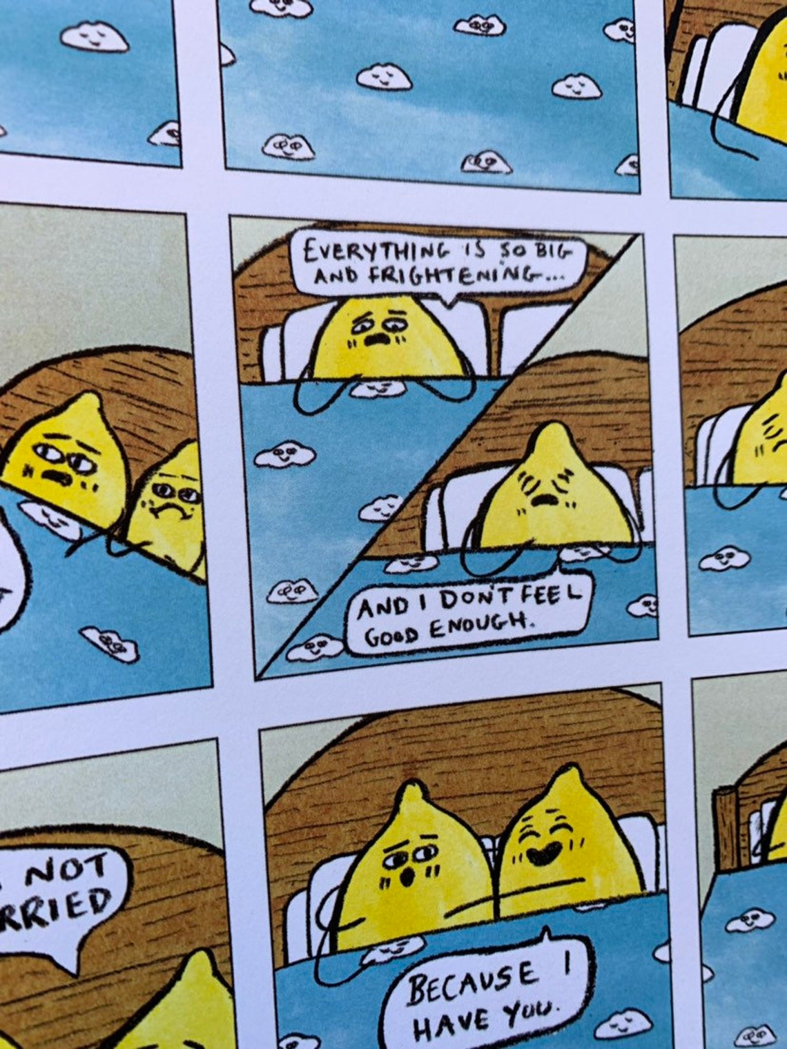 In the End I Have You Lemon Comic A4 Digital Print - Etsy