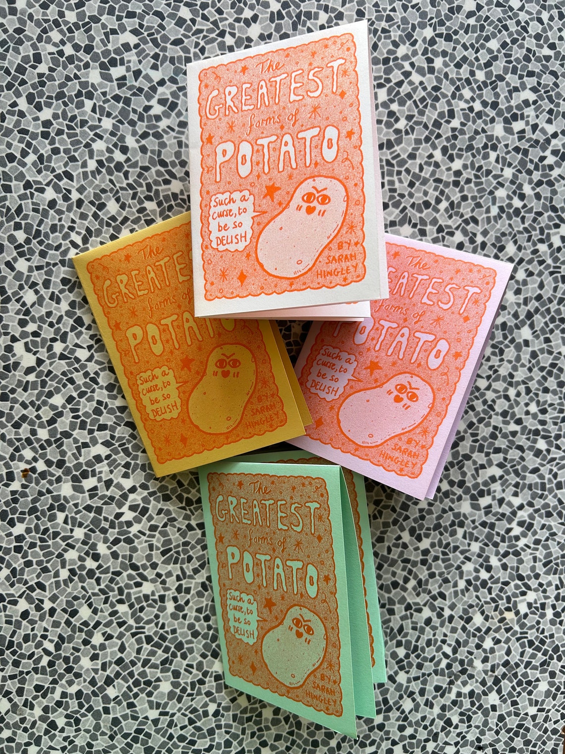 The Greatest Forms of Potato Crisp Chip Chips Potates Folded Risograph ...