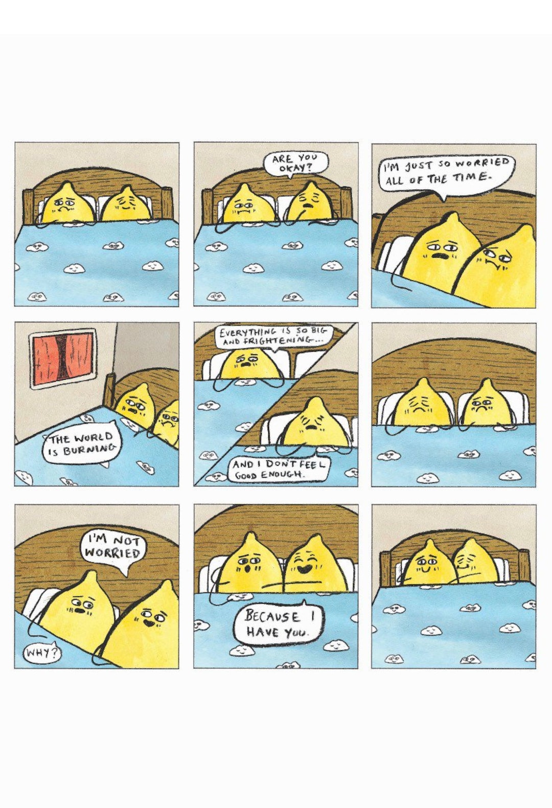 In the End I Have You Lemon Comic A4 Digital Print - Etsy