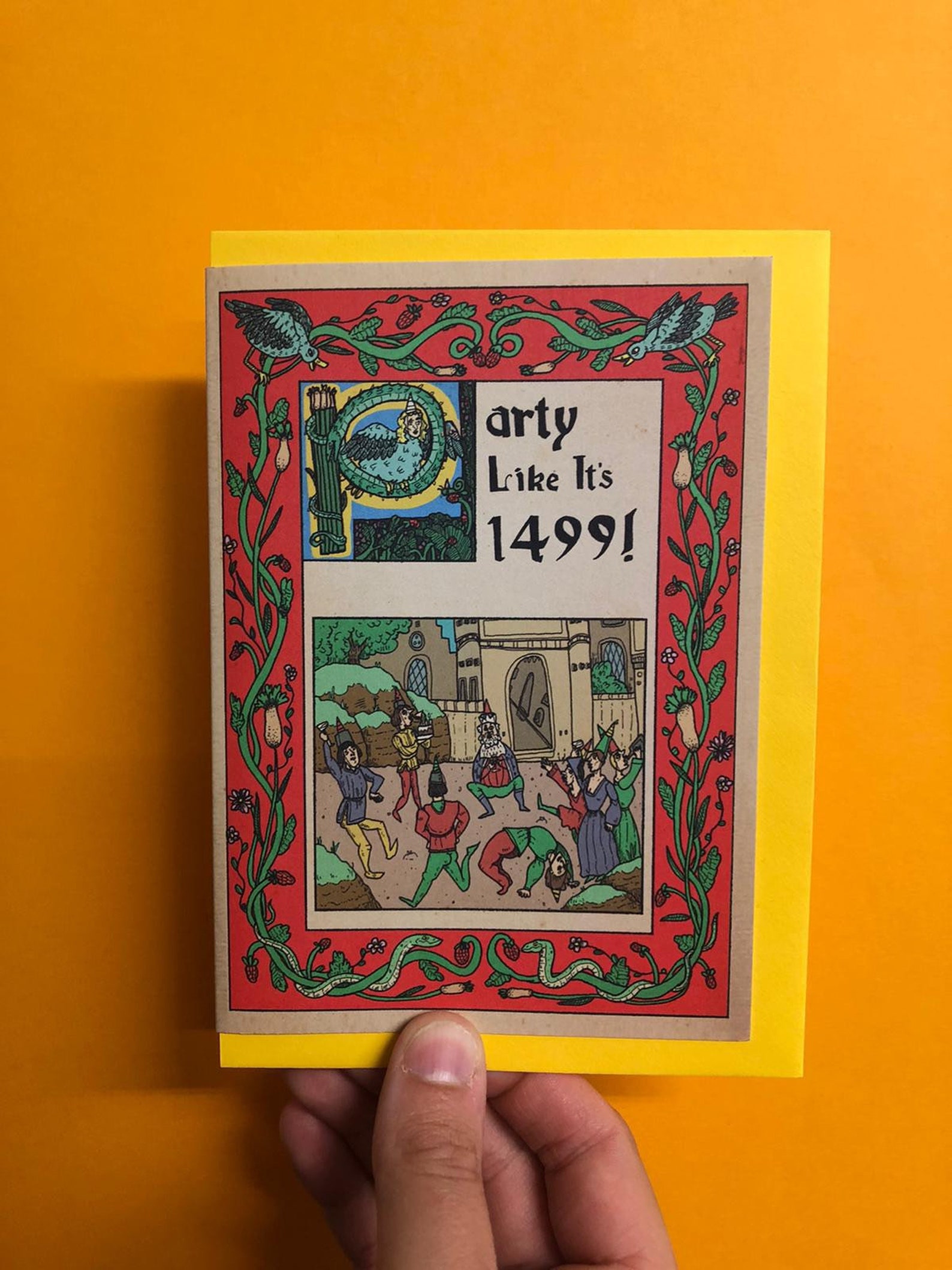 Party Like Its 1499 Medieval Ye Olde Birthday Greetings Card - Etsy UK